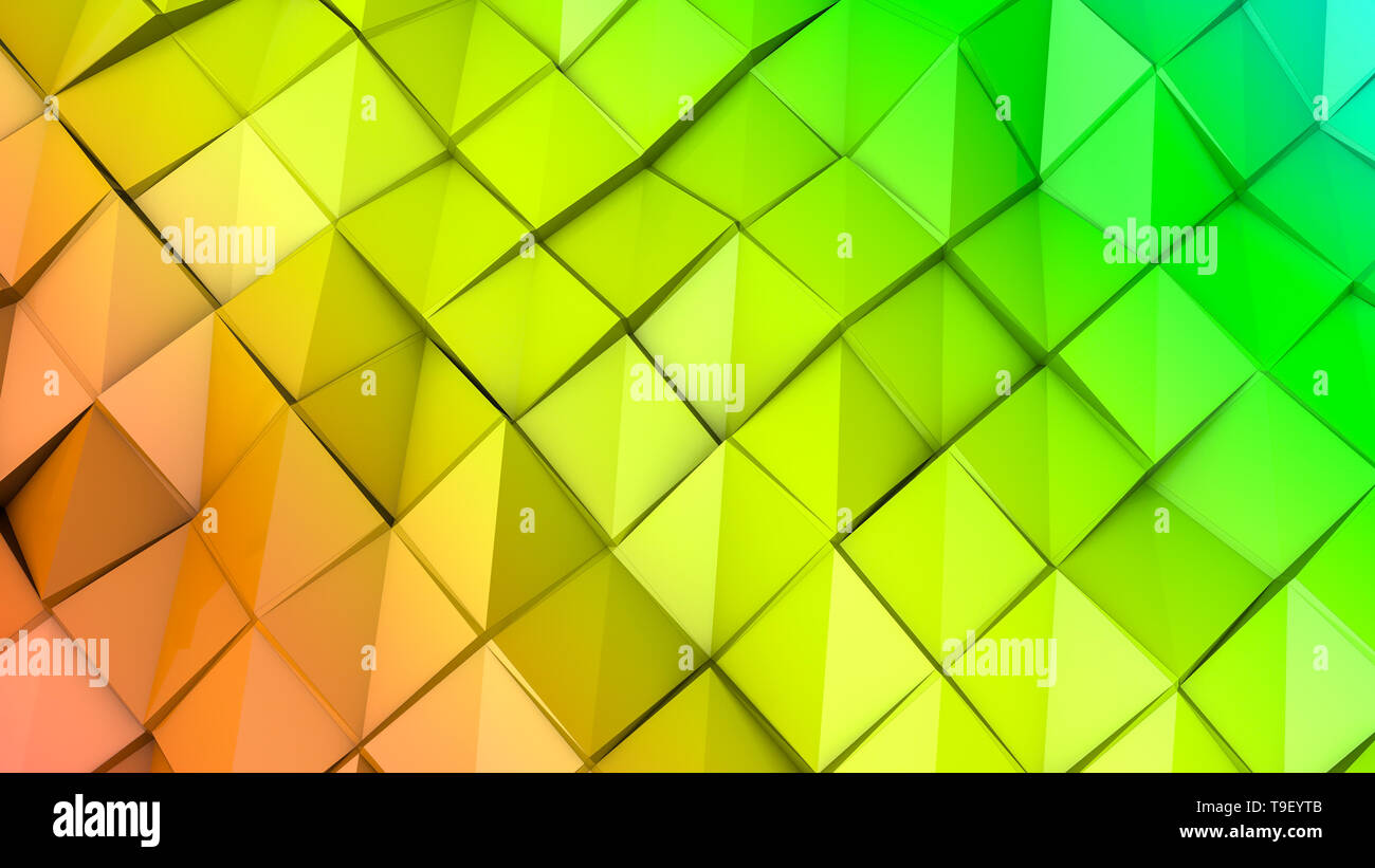 three-dimensional plane of iridescent color. 3d render Stock Photo - Alamy