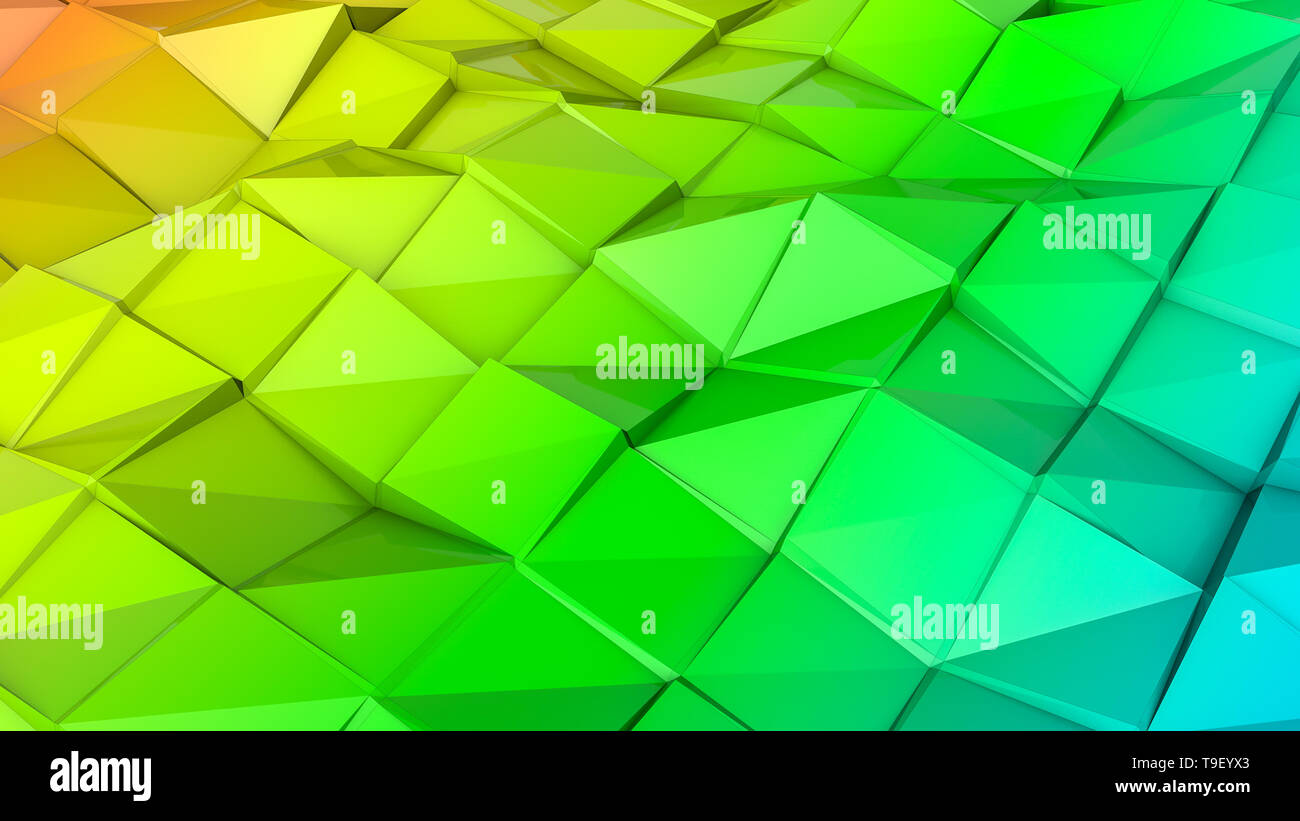 three-dimensional plane of iridescent color. 3d render Stock Photo - Alamy