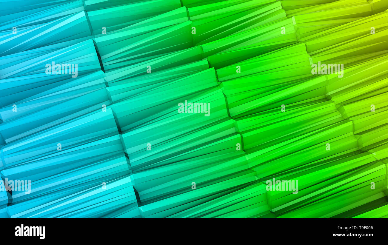 three-dimensional plane of iridescent color. 3d render Stock Photo - Alamy