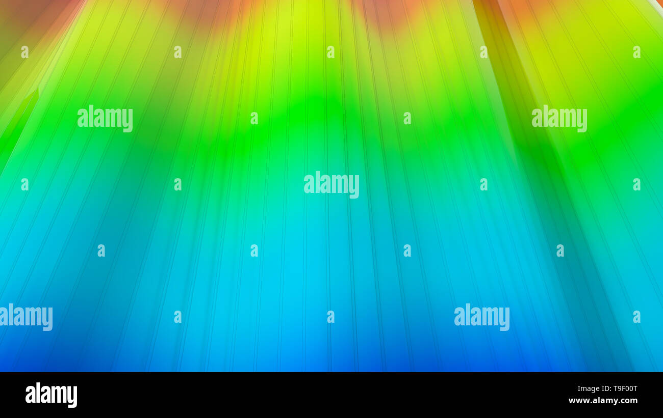 three-dimensional plane of iridescent color. 3d render Stock Photo - Alamy