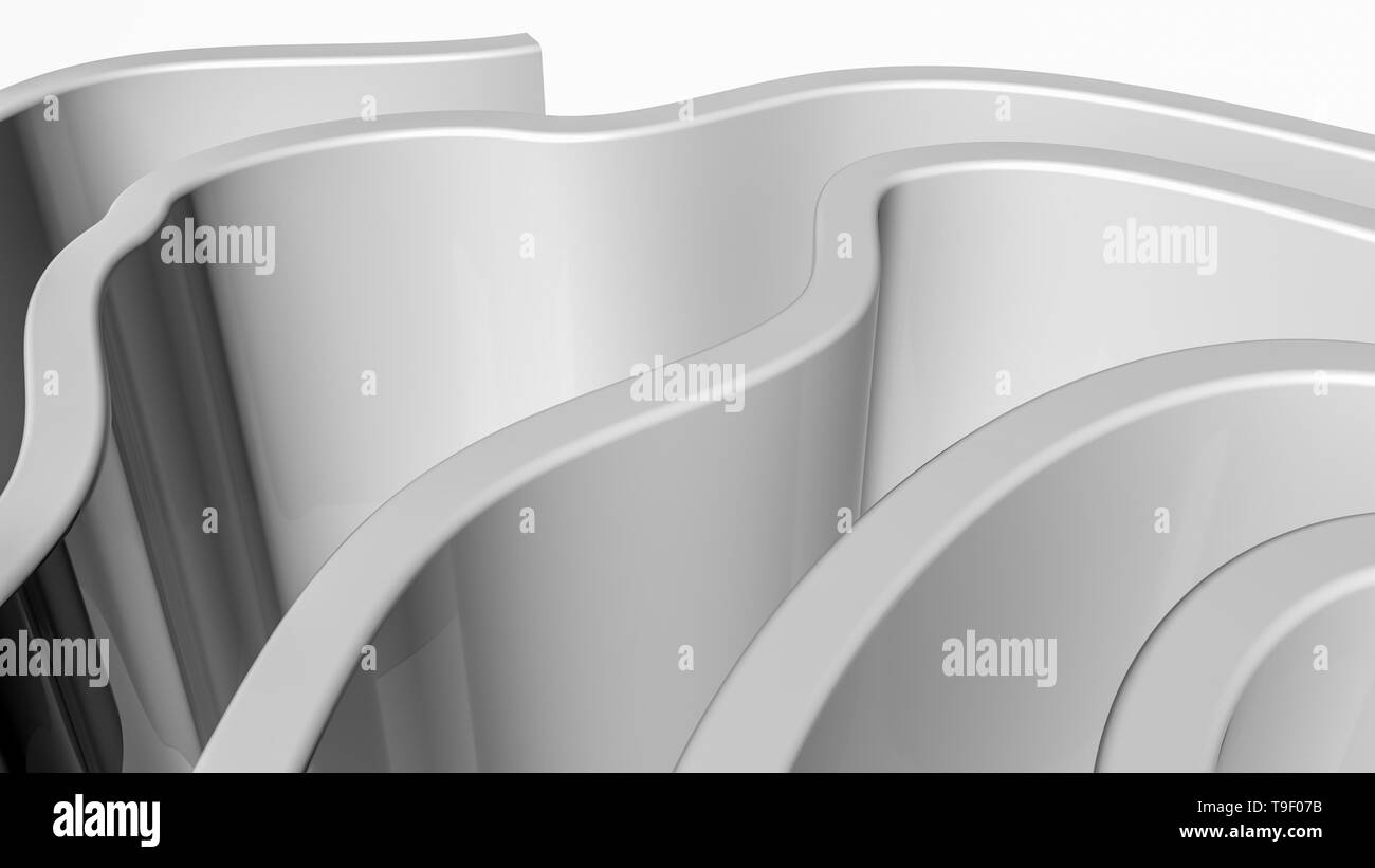 abstract gray figure. 3d render Stock Photo - Alamy