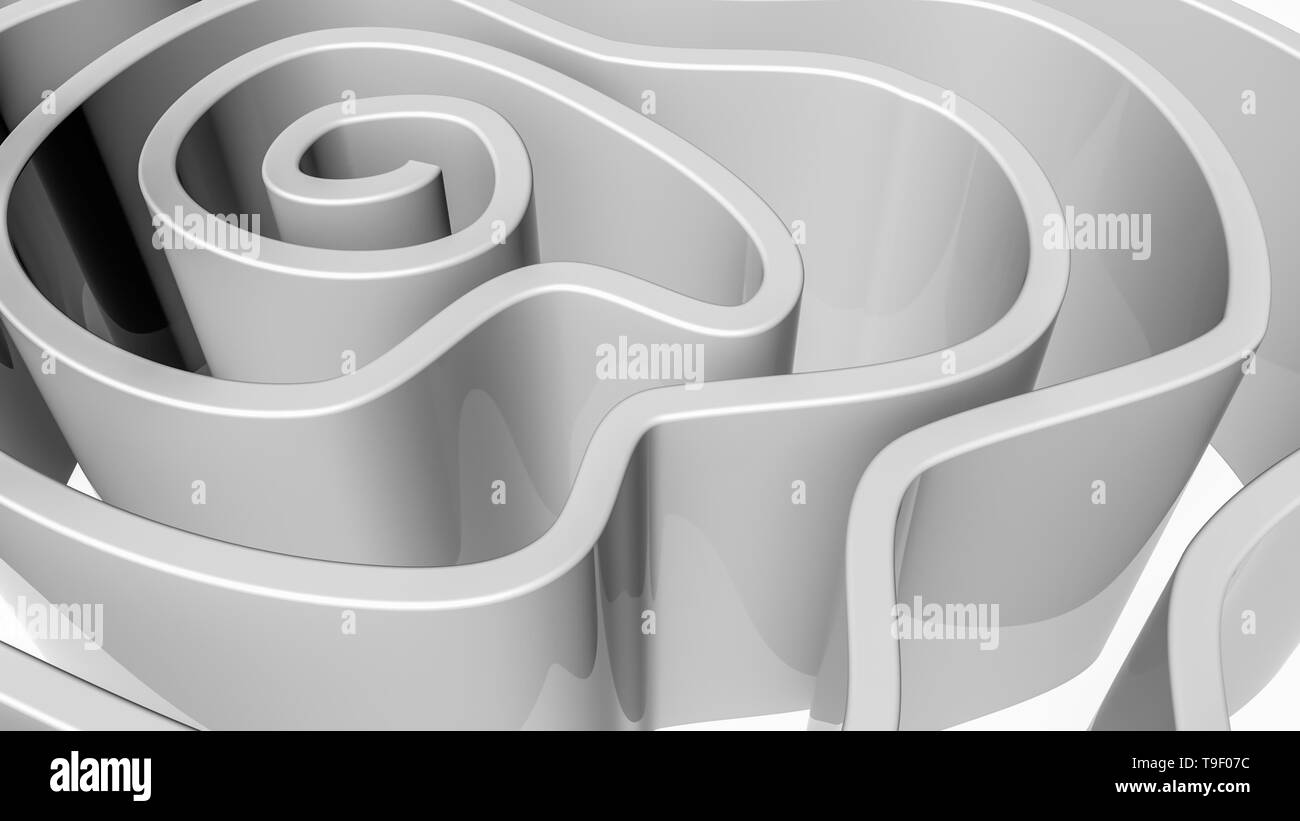 abstract gray figure. 3d render Stock Photo - Alamy