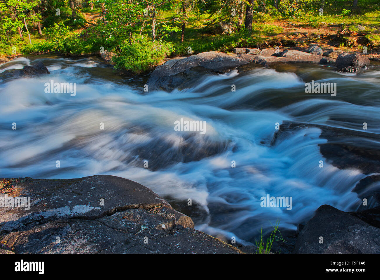 Rushing River Rushing River Provincial Park Ontario Canada Stock Photo ...