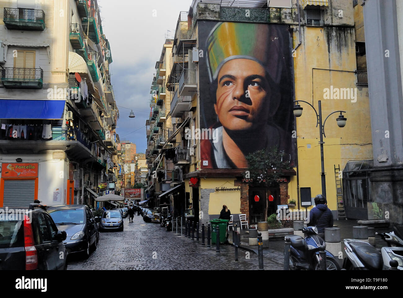 Jorit Agoch, 28, is Neapolitan street artist of international renown ...
