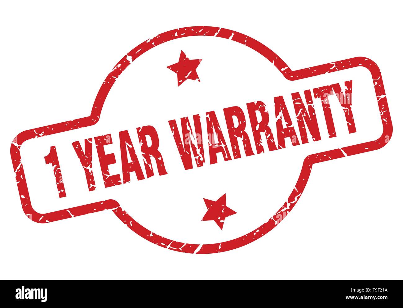 1 year warranty stamp isolated on white Stock Vector Image & Art - Alamy