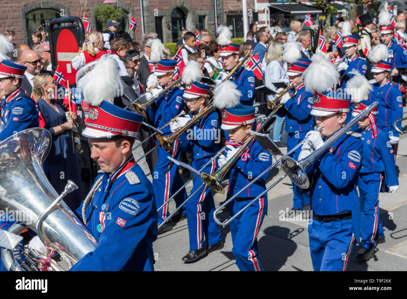 17th May Norwegian Constitution Day celebrations in Sandefjord Stock ...