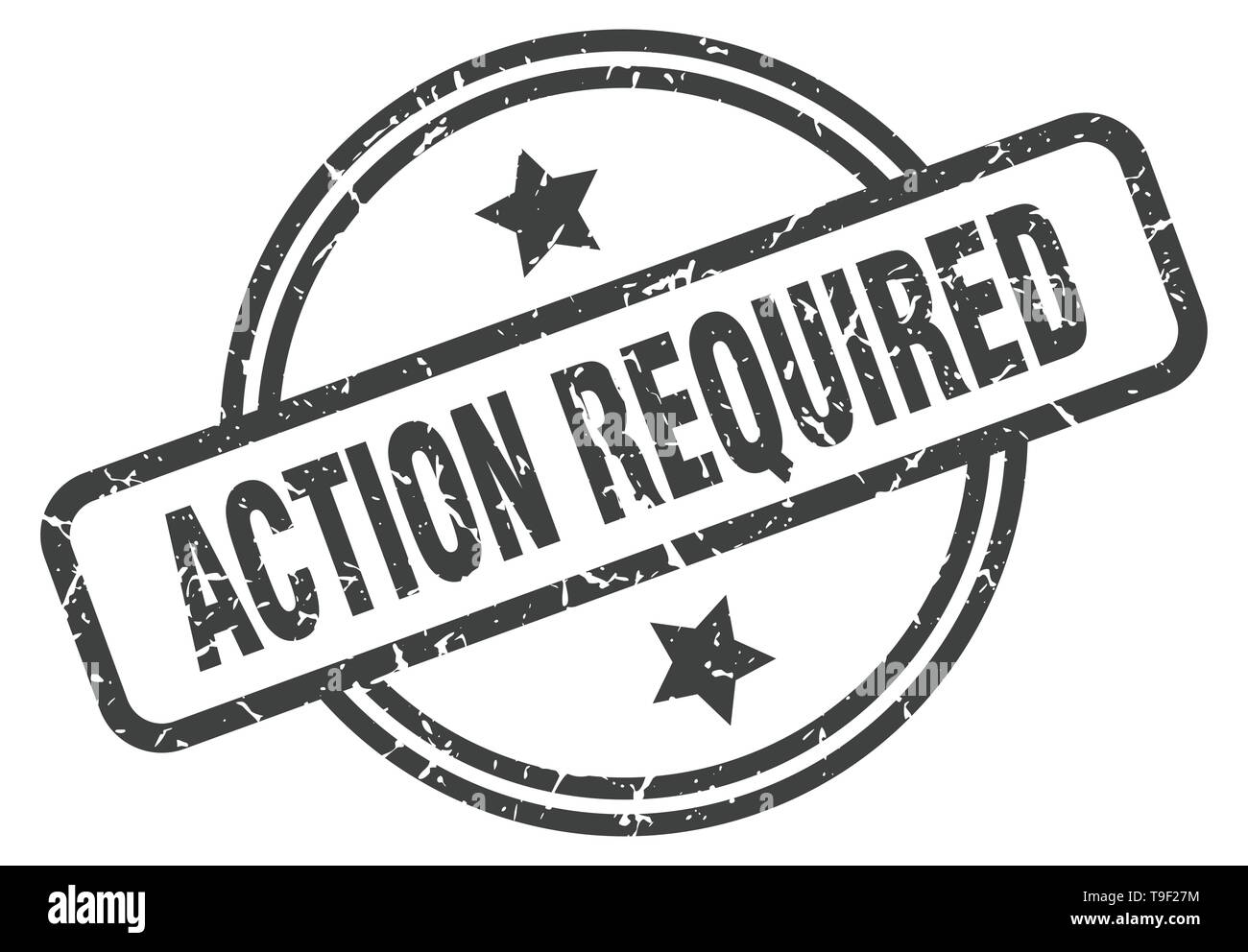 Action required seal hi-res stock photography and images - Alamy