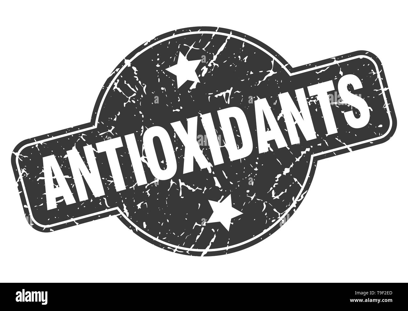 antioxidants round grunge isolated stamp Stock Vector Image & Art - Alamy