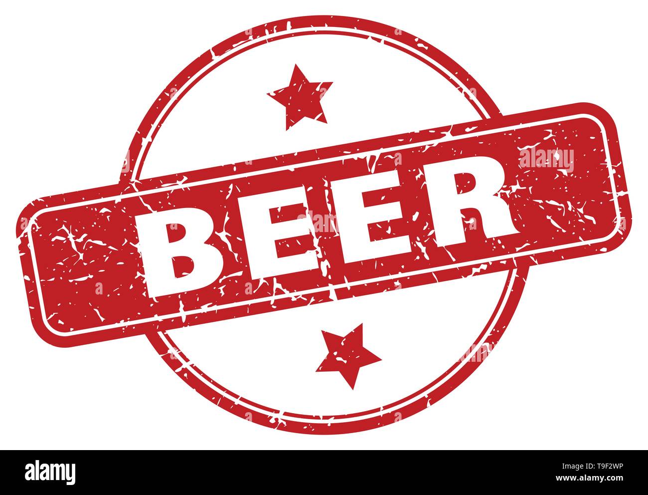 beer vintage round isolated stamp Stock Vector Image & Art - Alamy