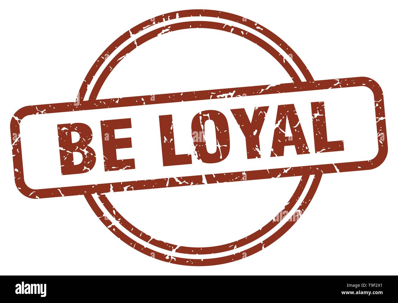 be loyal stamp isolated on white Stock Vector Image & Art - Alamy