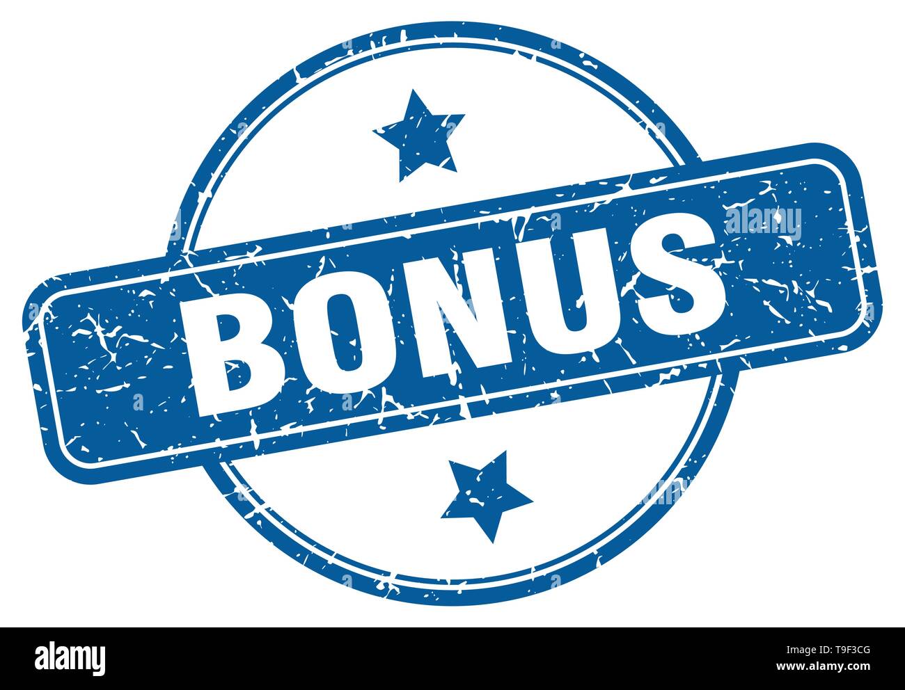 bonus round grunge isolated stamp Stock Vector Image & Art - Alamy