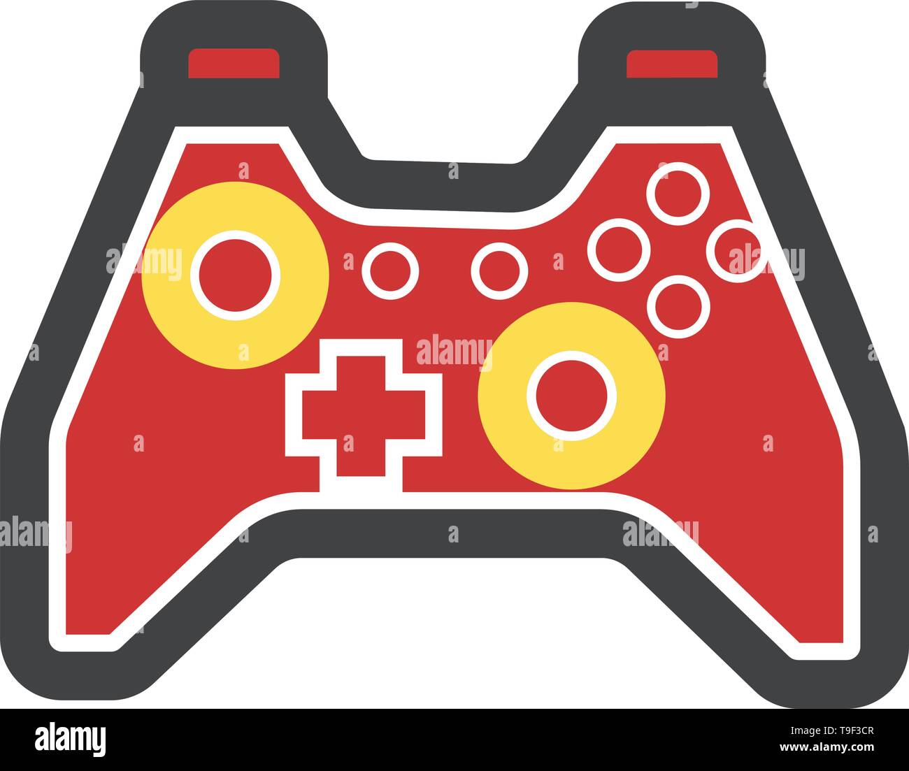 Arcade controller vector vectors Cut Out Stock Images & Pictures - Alamy