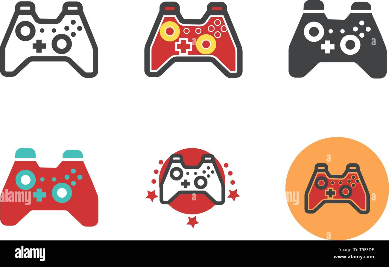 Game controller icon set - vector sign Stock Vector Image & Art - Alamy