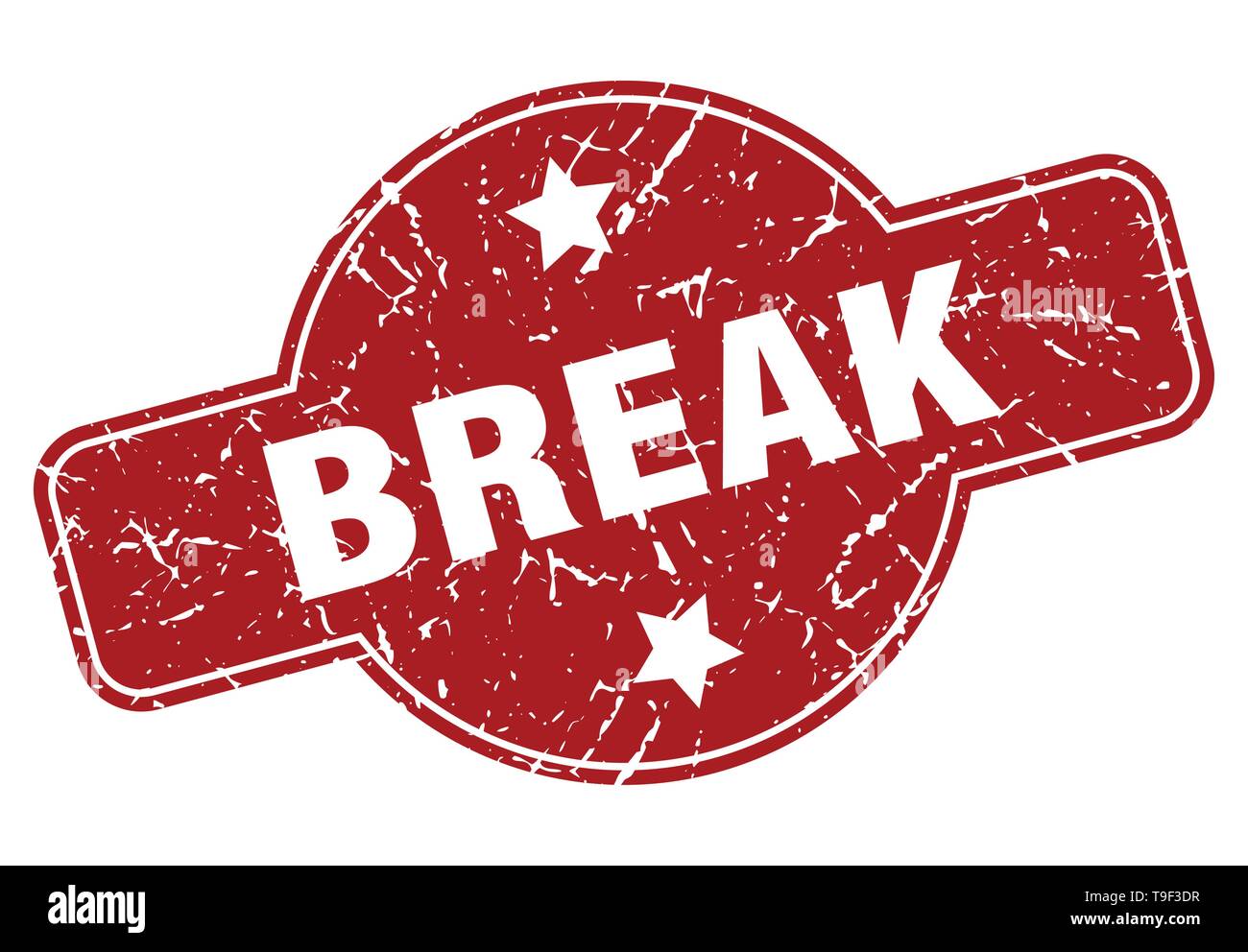 break vintage stamp. break sign Stock Vector Image & Art - Alamy