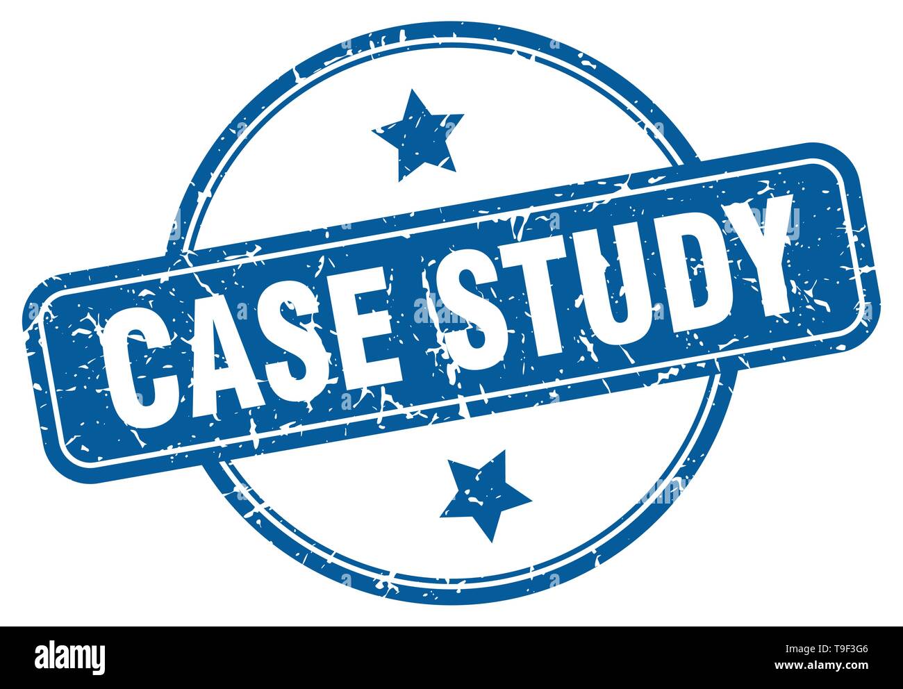case study round grunge isolated stamp Stock Vector Image & Art - Alamy
