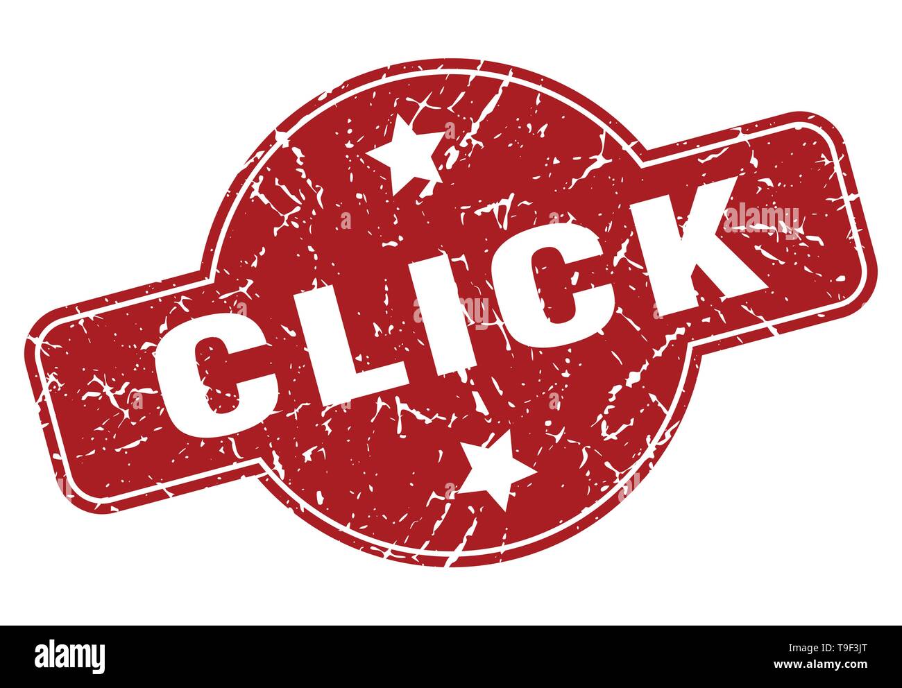 click vintage stamp. click sign Stock Vector Image & Art - Alamy