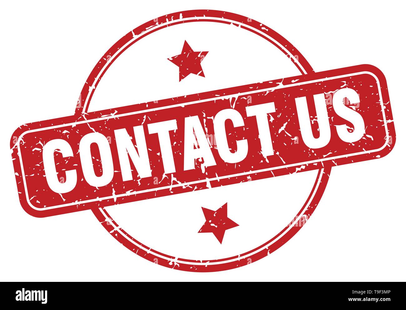 contact us vintage round isolated stamp Stock Vector Image & Art - Alamy