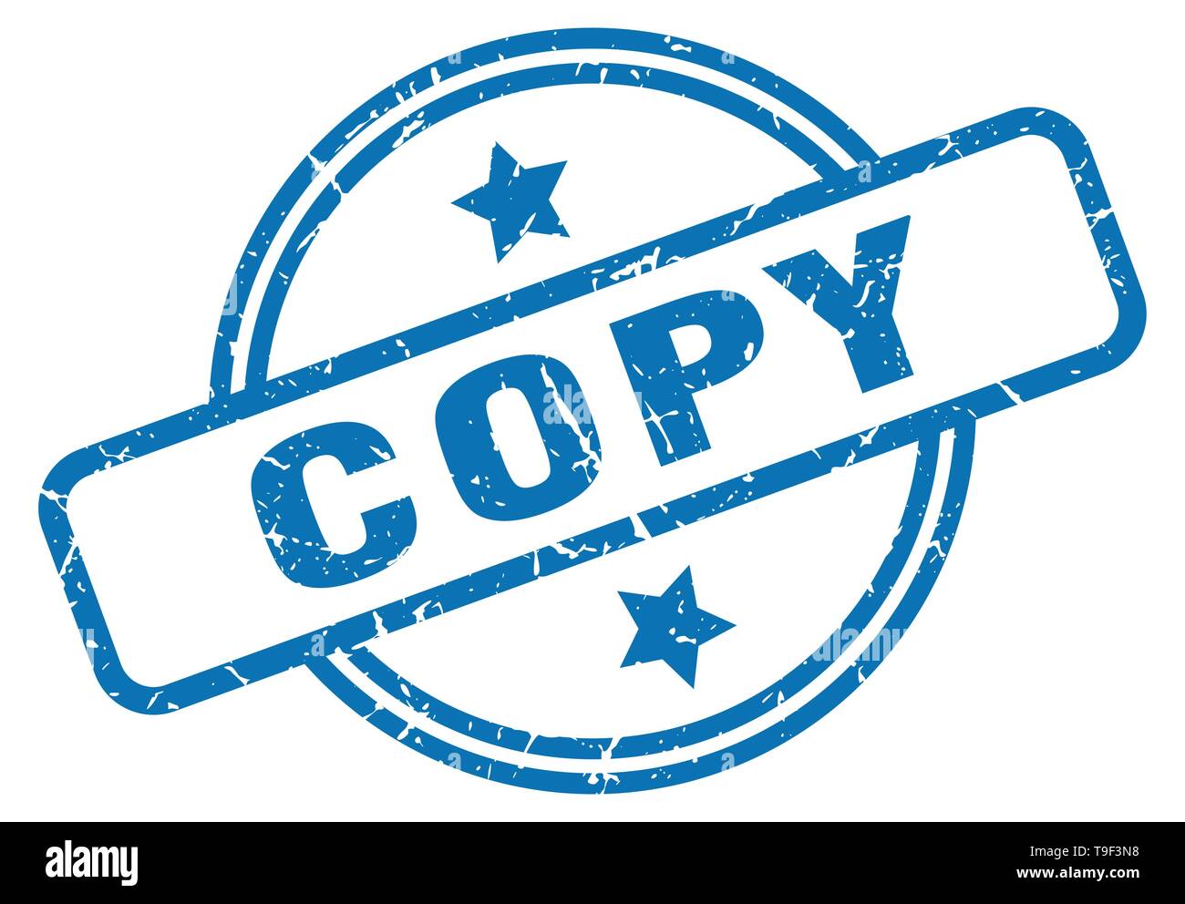 copy round vintage grunge stamp Stock Vector Image & Art - Alamy