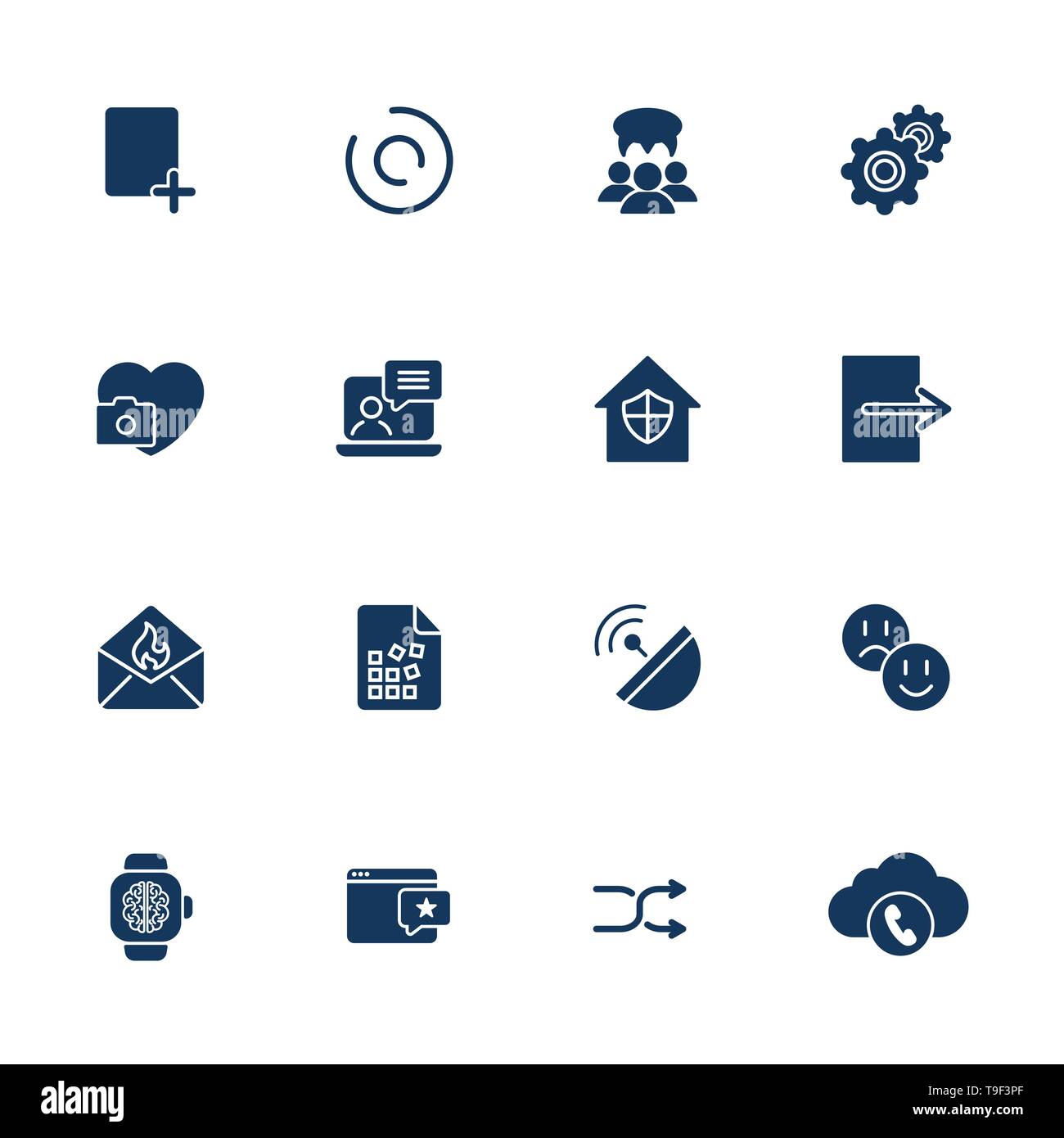 Flat Web Design Icons