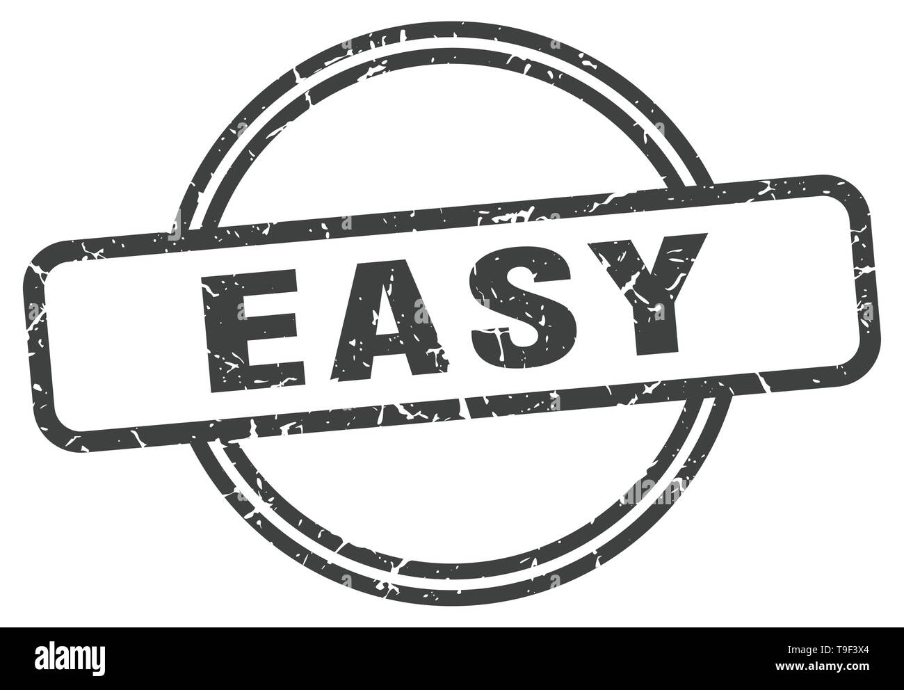 easy vintage stamp. easy sign Stock Vector Image & Art - Alamy
