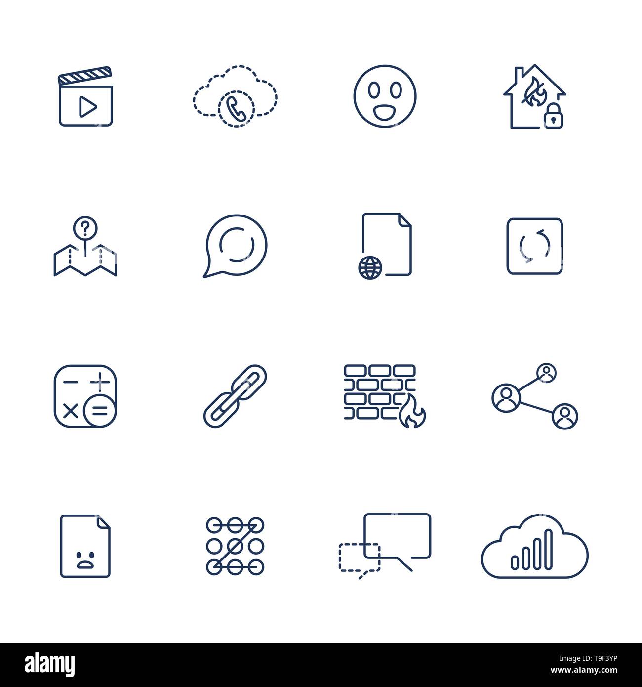 Set smiley icons different Stock Vector Images - Alamy