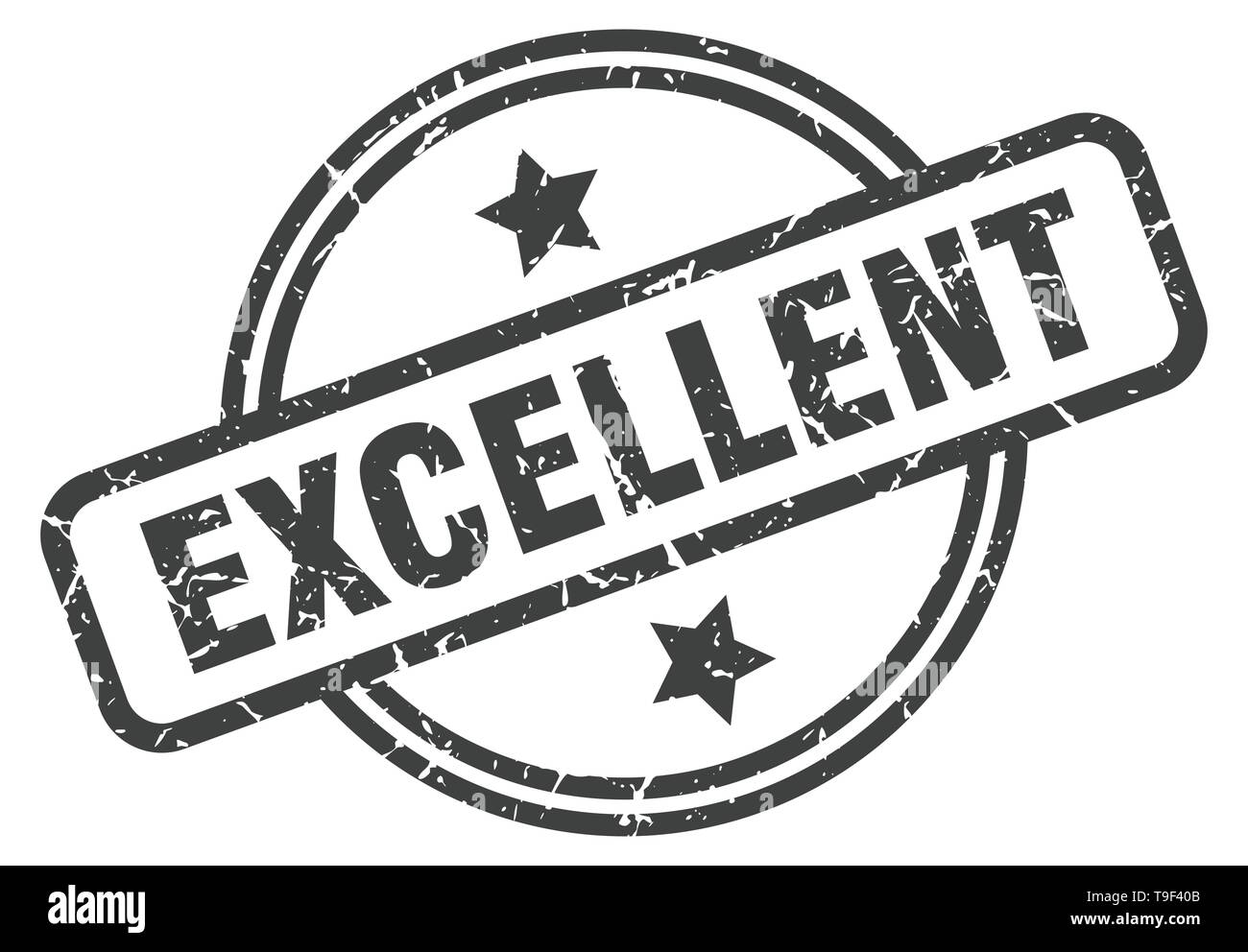 excellent stamp isolated on white Stock Vector Image & Art - Alamy