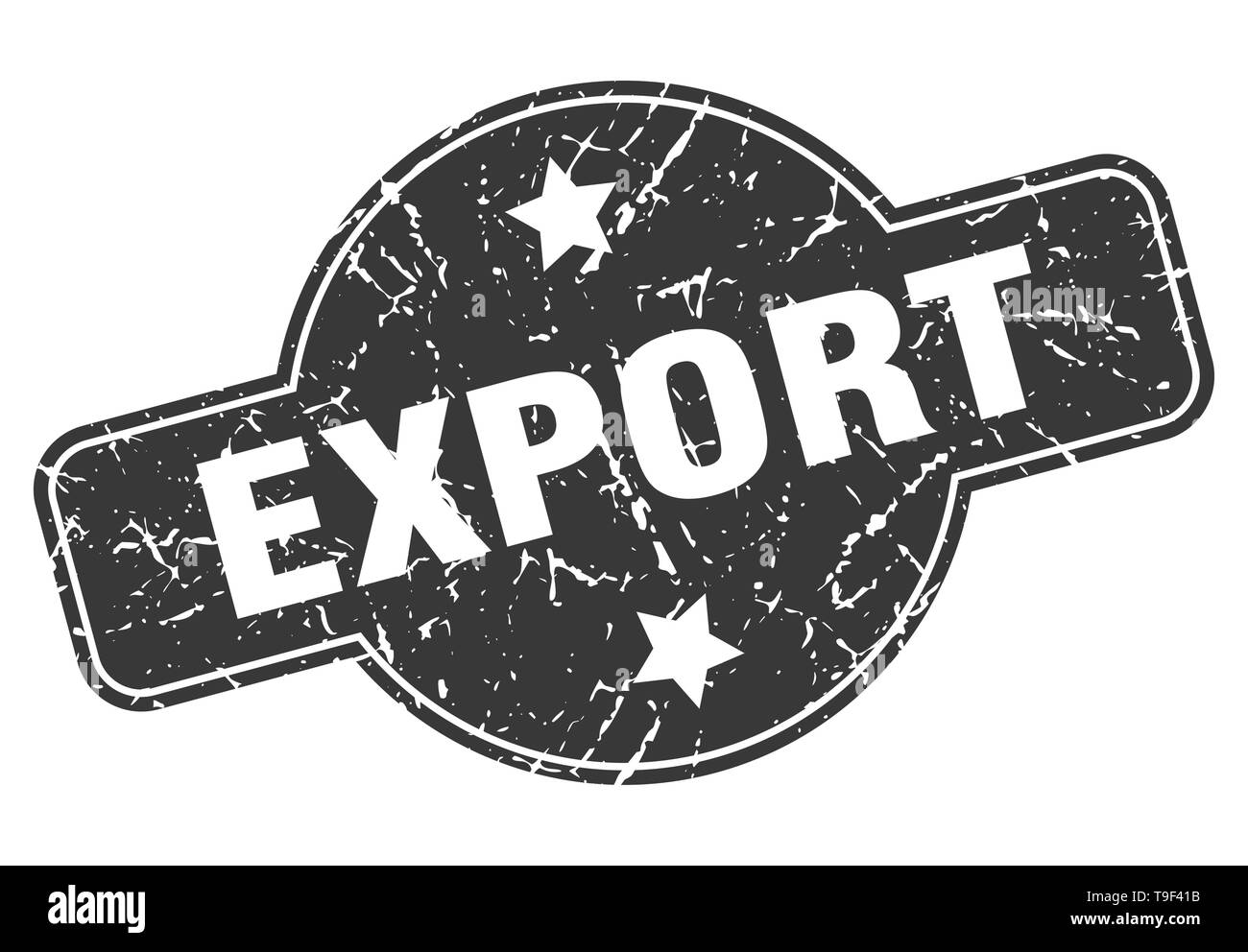 export round grunge isolated stamp Stock Vector Image & Art - Alamy