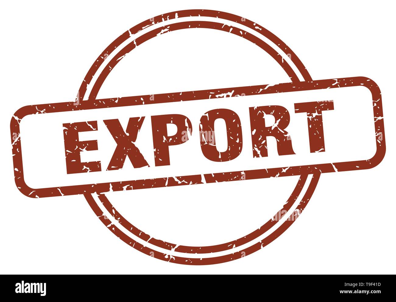 export stamp isolated on white Stock Vector Image & Art - Alamy