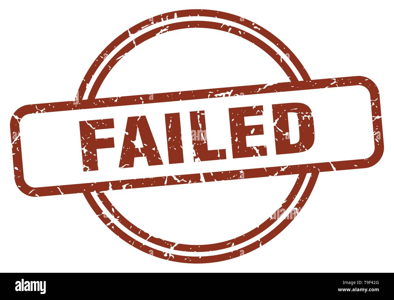 failed stamp isolated on white Stock Vector Image & Art - Alamy