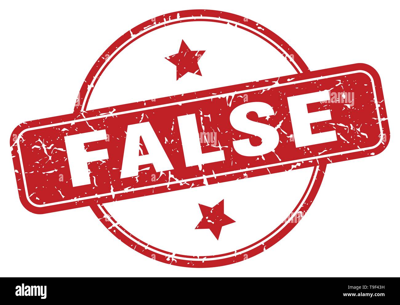 false vintage round isolated stamp Stock Vector Image & Art - Alamy