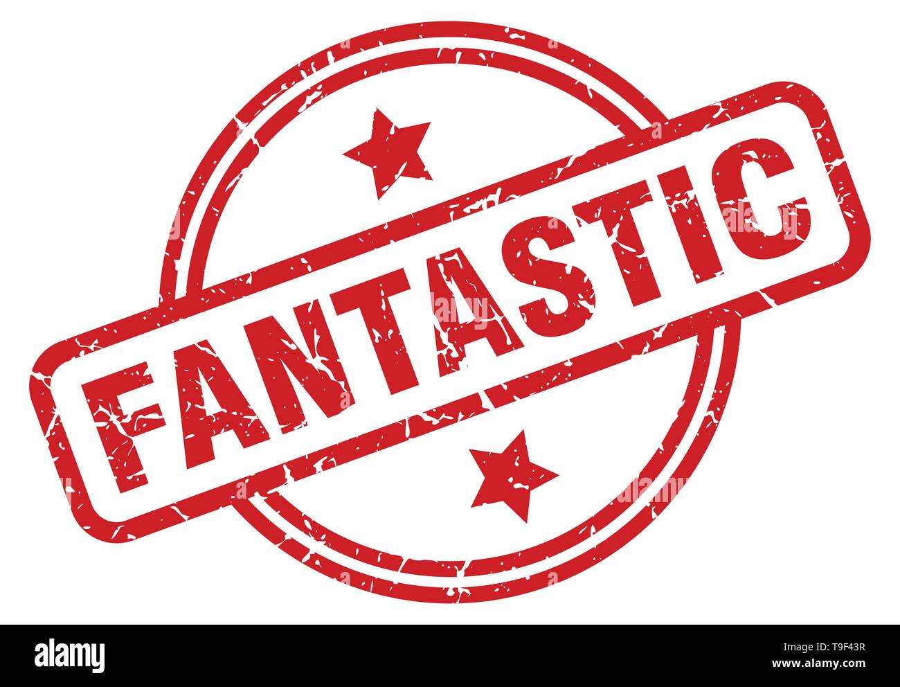 fantastic round grunge isolated stamp Stock Vector Image & Art - Alamy