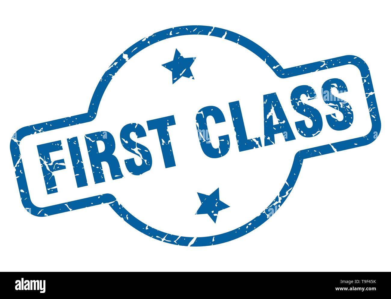 First class sign Stock Vector Images - Alamy