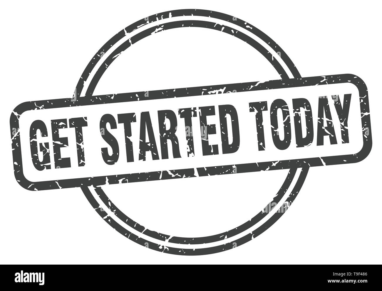 get started today vintage stamp. get started today sign Stock Vector ...