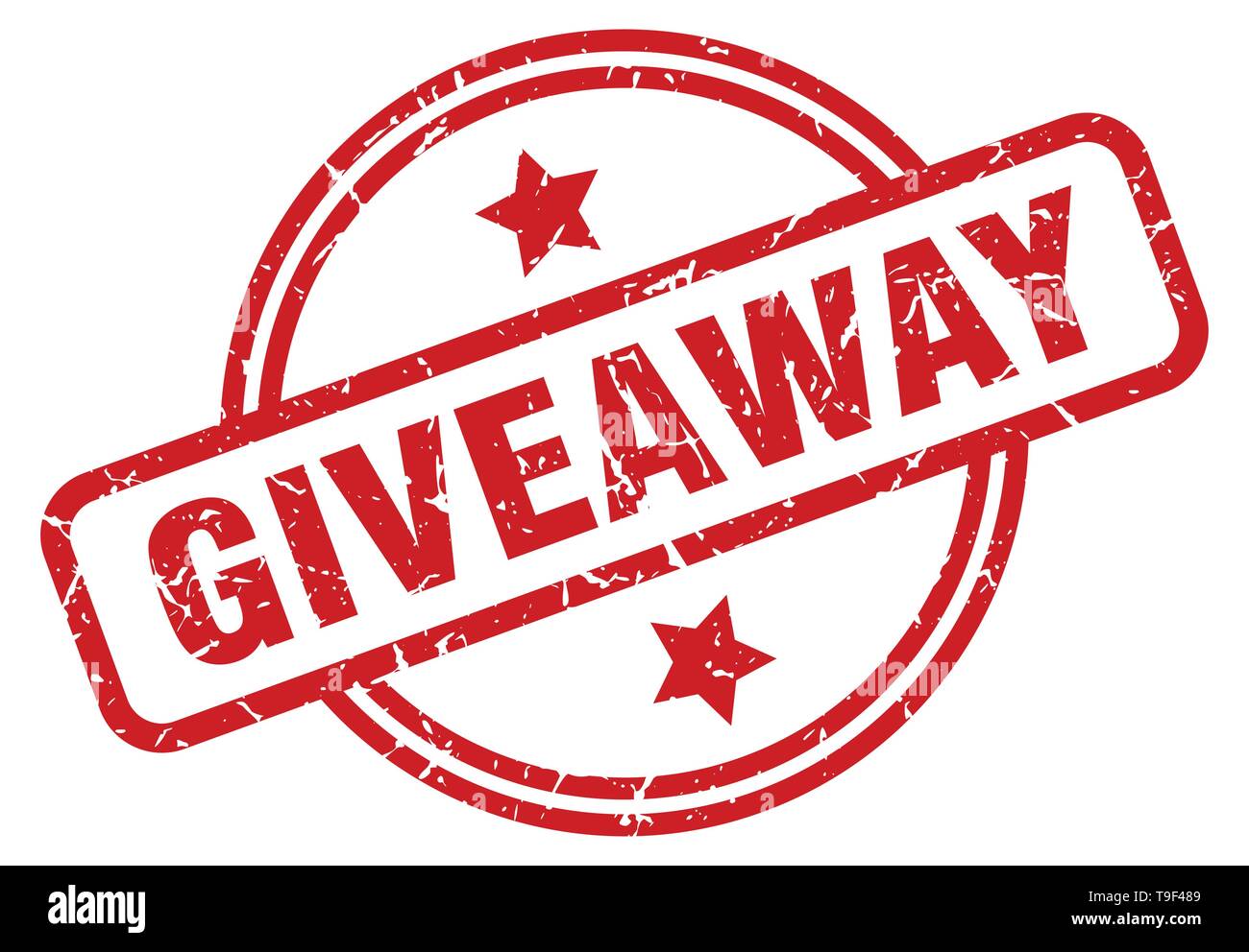 giveaway round grunge isolated stamp Stock Vector Image & Art - Alamy