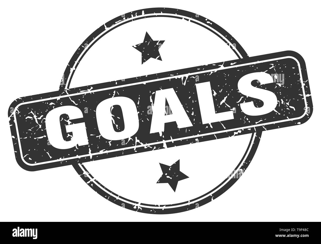 Goals stamp Black and White Stock Photos & Images - Alamy