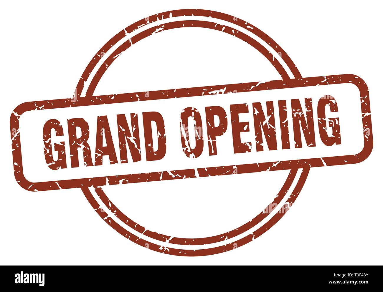 grand opening stamp isolated on white Stock Vector Image & Art - Alamy