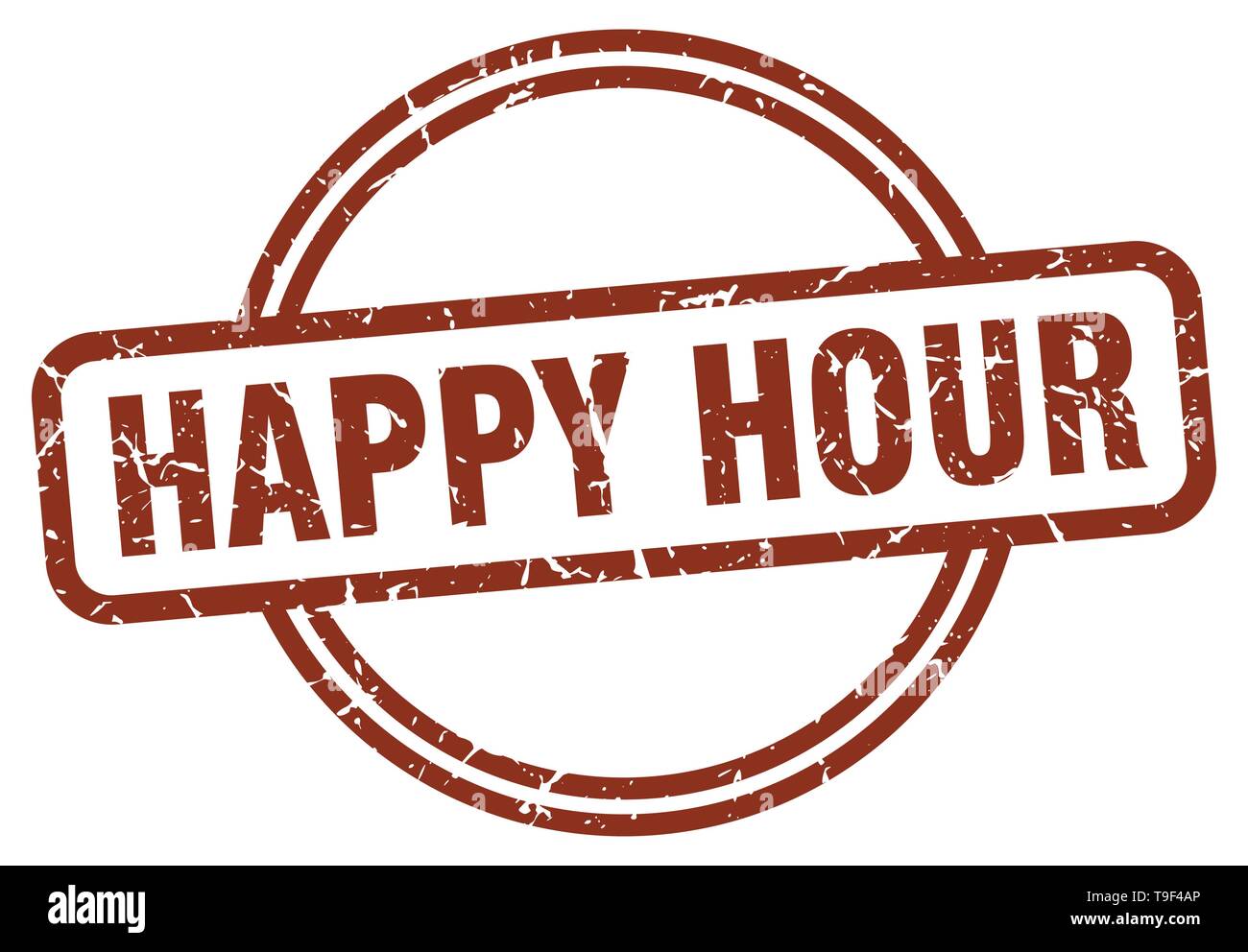 happy hour stamp isolated on white Stock Vector Image & Art - Alamy
