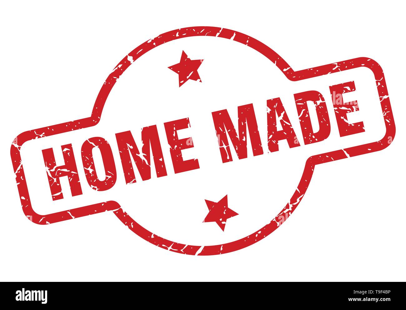 home made stamp isolated on white Stock Vector Image & Art - Alamy