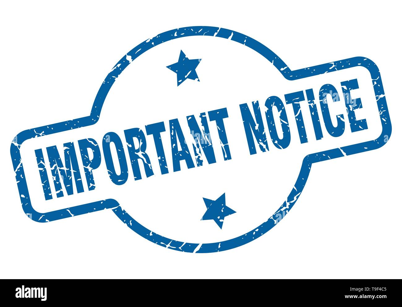 important notice vintage stamp. important notice sign Stock Vector ...
