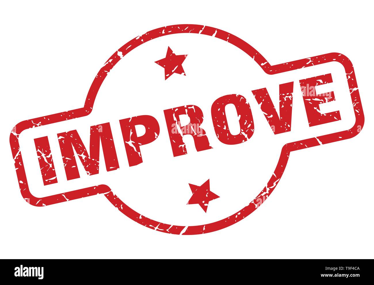 improve stamp isolated on white Stock Vector Image & Art - Alamy