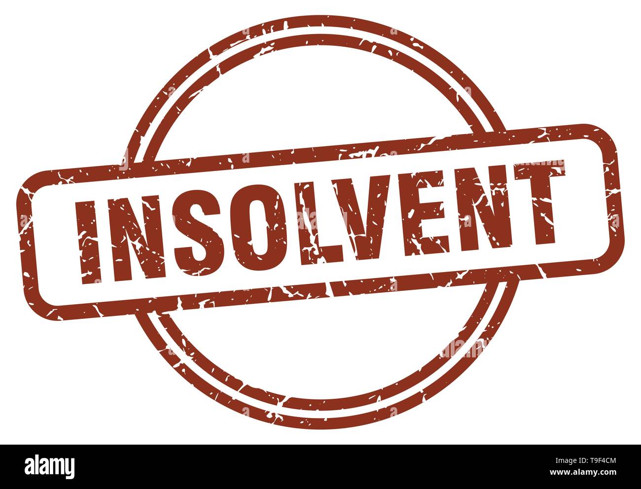 Insolvent stamp Stock Vector Images - Alamy