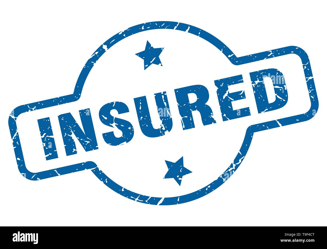 Insured sign round vintage hi-res stock photography and images - Alamy