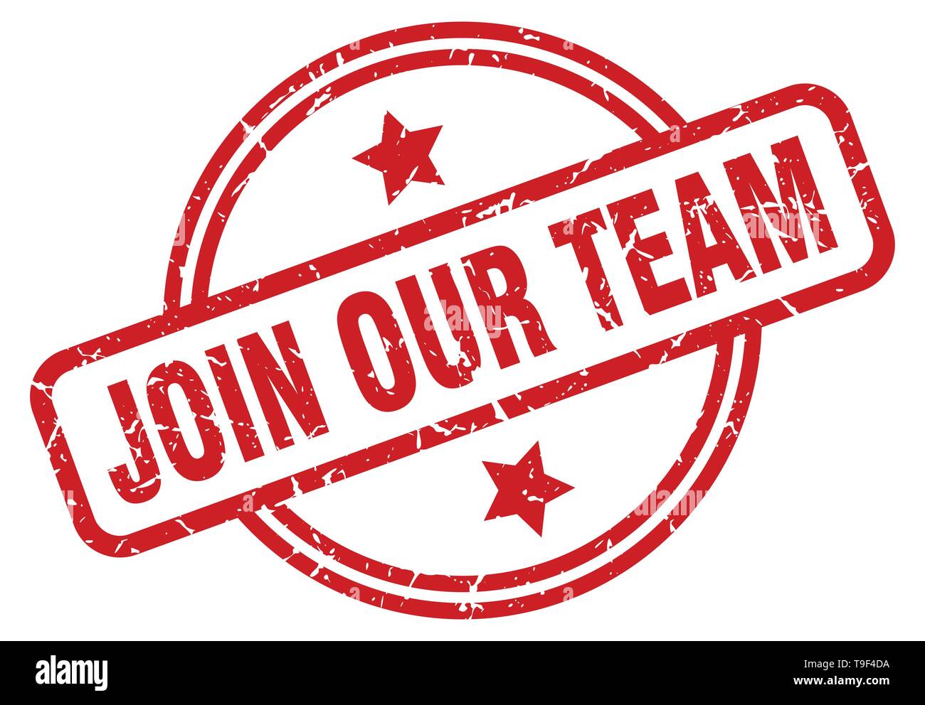 join our team round grunge isolated stamp Stock Vector Image & Art - Alamy