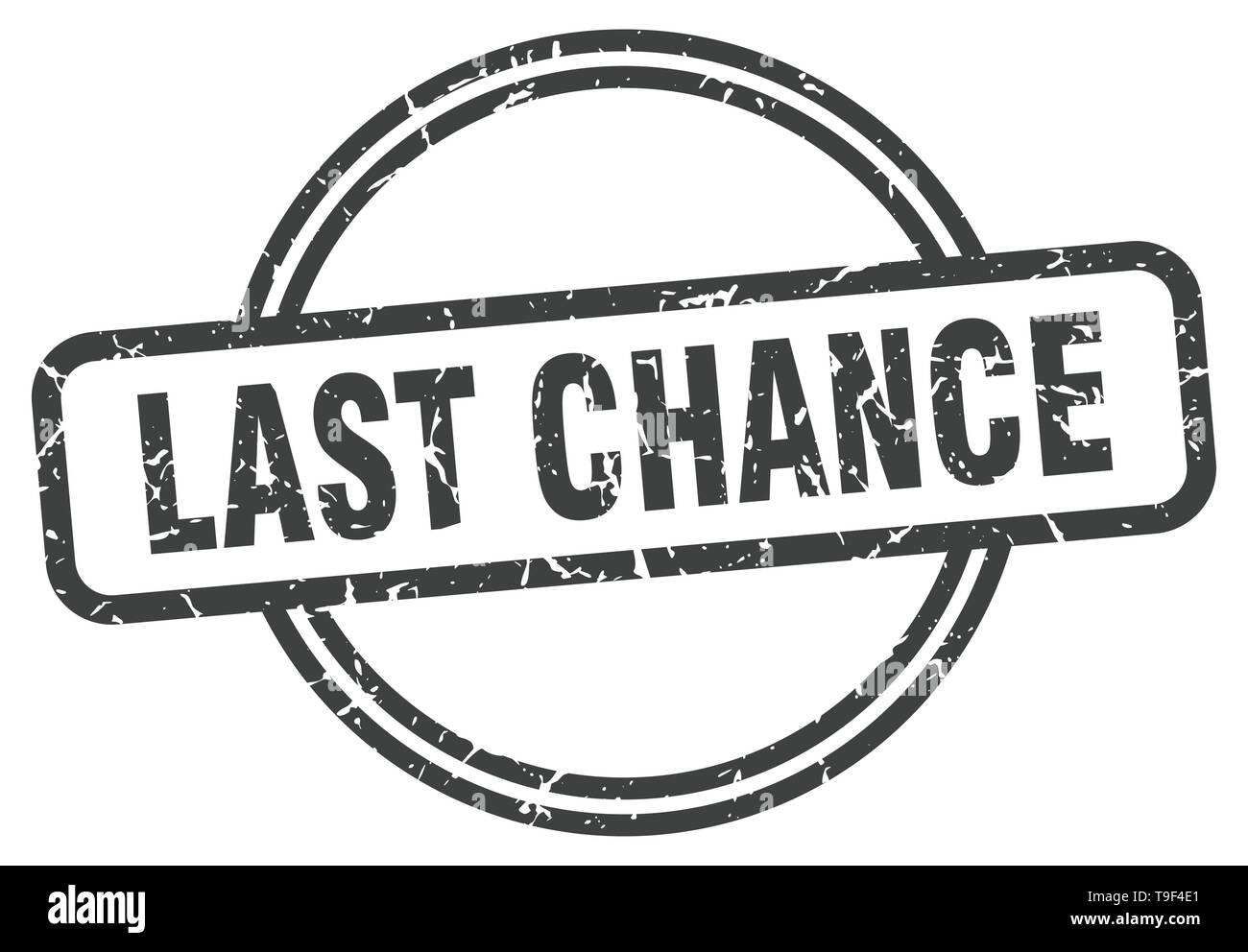 Last chance vintage stamp Stock Vector Images - Alamy
