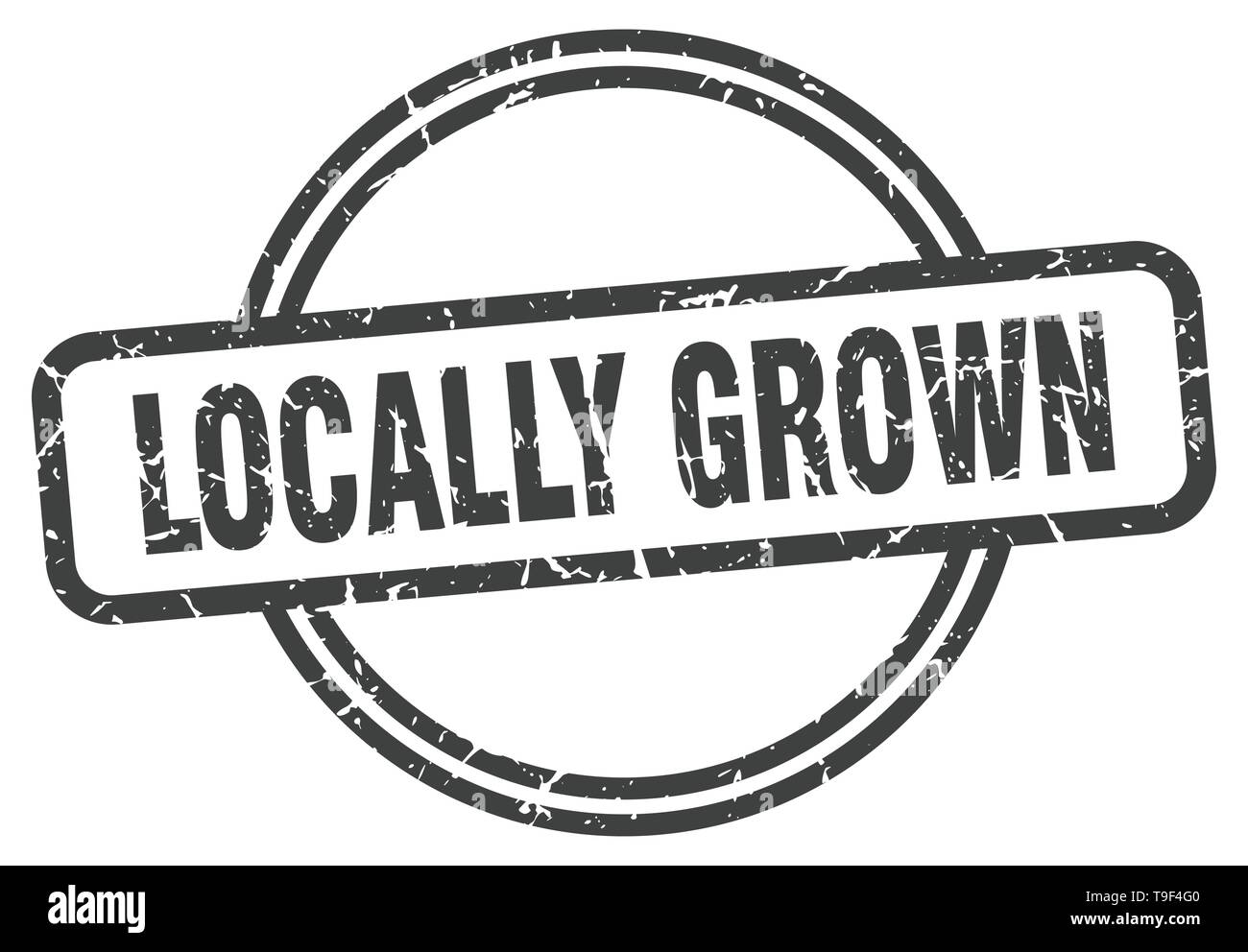 locally grown vintage stamp. locally grown sign Stock Vector Image ...