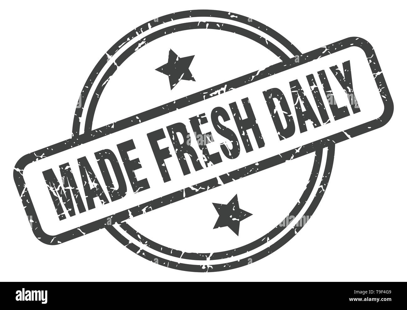 made fresh daily stamp isolated on white Stock Vector Image & Art - Alamy