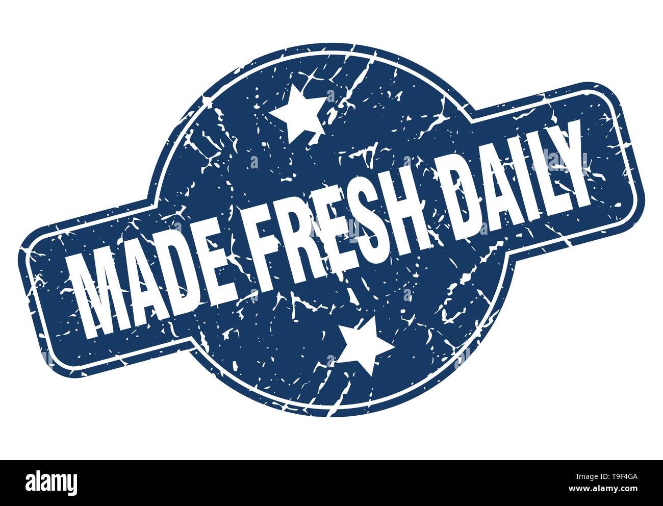 Made fresh daily Stock Vector Images - Alamy