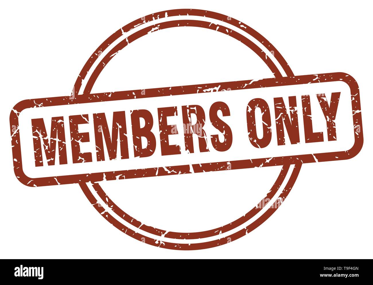 members only stamp isolated on white Stock Vector Image & Art - Alamy