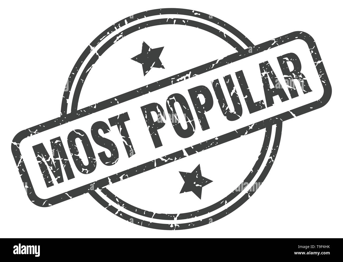 most popular stamp isolated on white Stock Vector Image & Art - Alamy