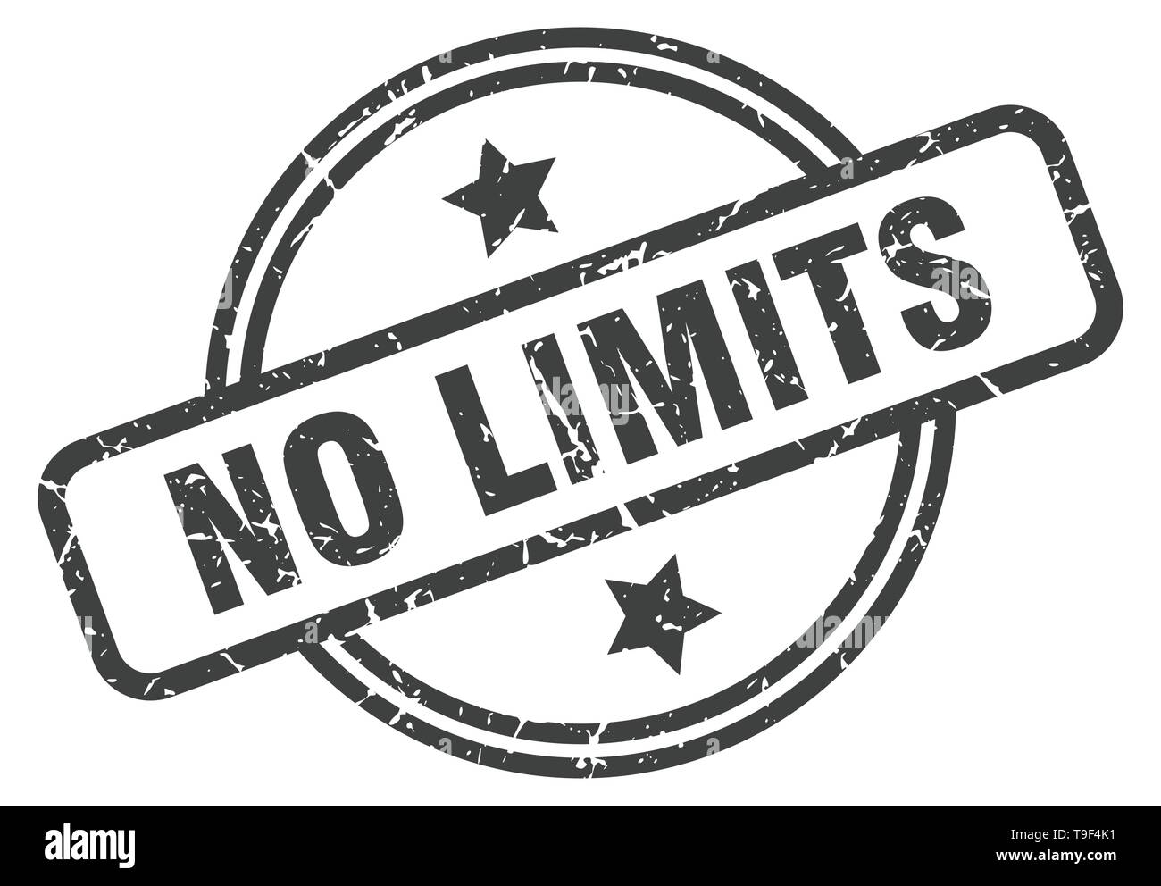 no limits stamp isolated on white Stock Vector Image & Art - Alamy